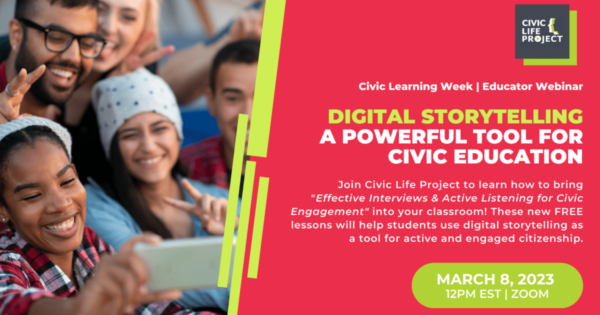 Digital Storytelling: A Powerful Tool for Civic Education | Civic ...
